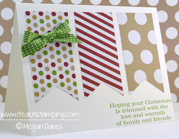 Clean and Simple Christmas Cards - Video Tutorial - I Teach Stamping