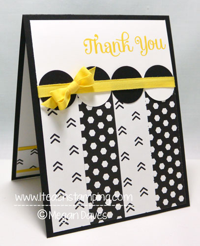 How to Make a Quick Thank You Card (Paper Crafts Ideas) - I Teach Stamping