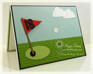 Golf Card for Josh - I Teach Stamping